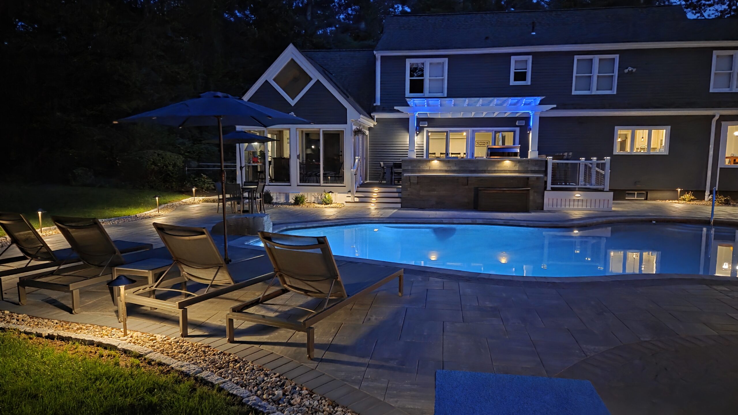 Radiant Pool Installation NH & MA | Stone Ridge Outdoor Experiences